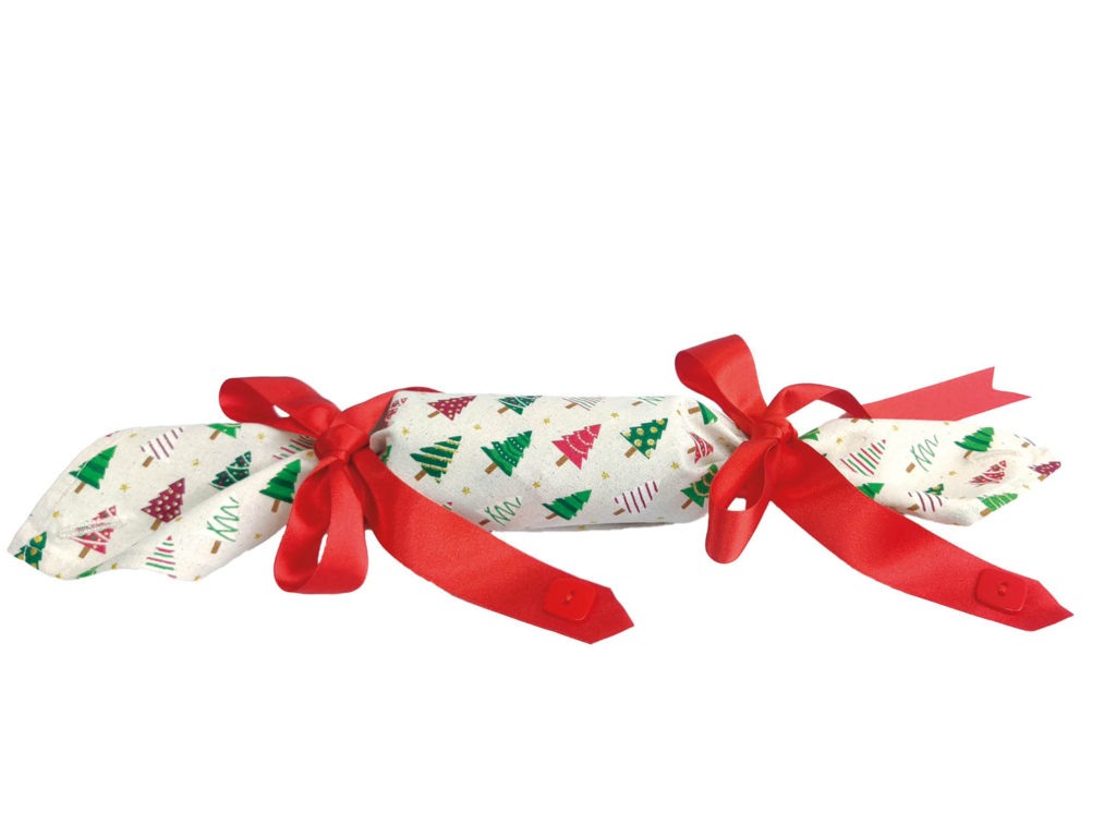 Christmas Tree | Fabric Gift Wrap with Ribbon | Cabban & Co