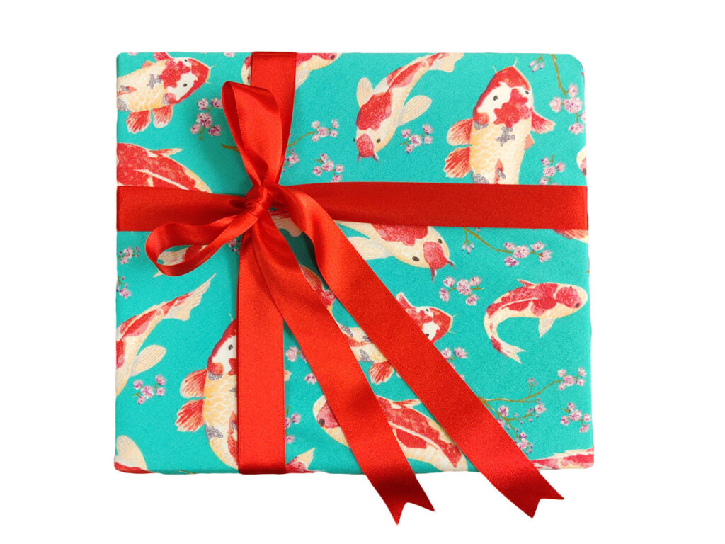 Reusable Fabric Gift Wrap with Ribbon | Alternative to Wrapping Paper